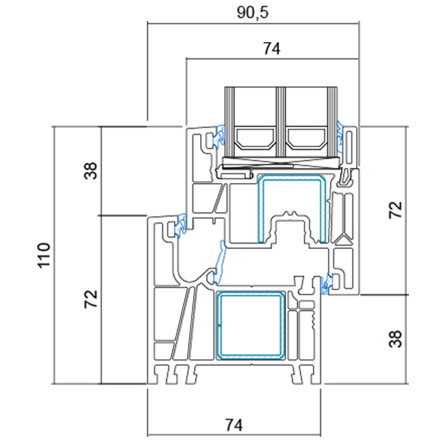 Fenster Technische Zeichnungen