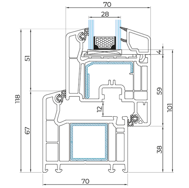 VEKA Softline 70 AD | INTERFEN